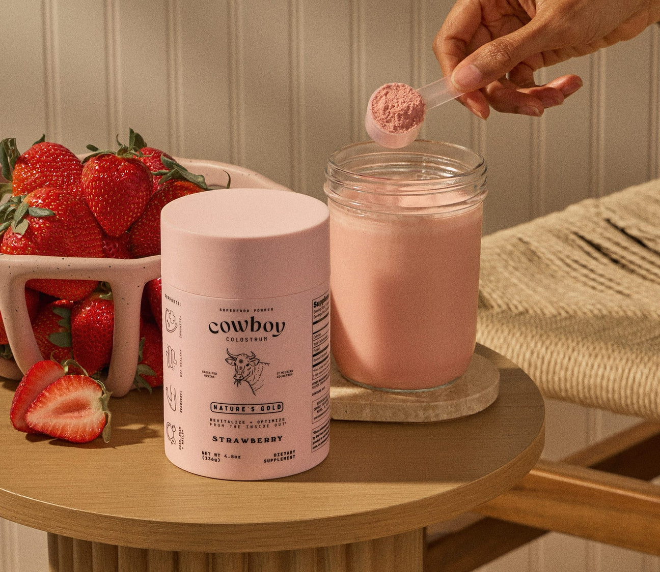 Cowboy Colostrum: First milking grass-fed bovine colostrum