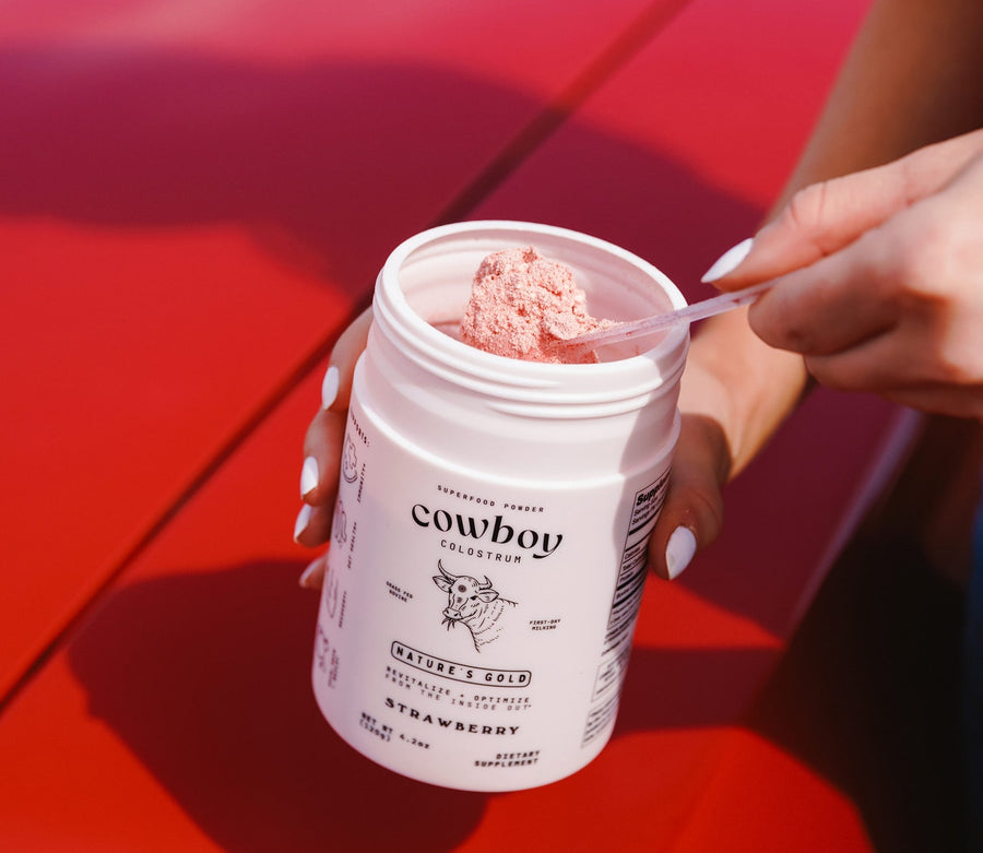 Cowboy Colostrum: First milking grass-fed bovine colostrum