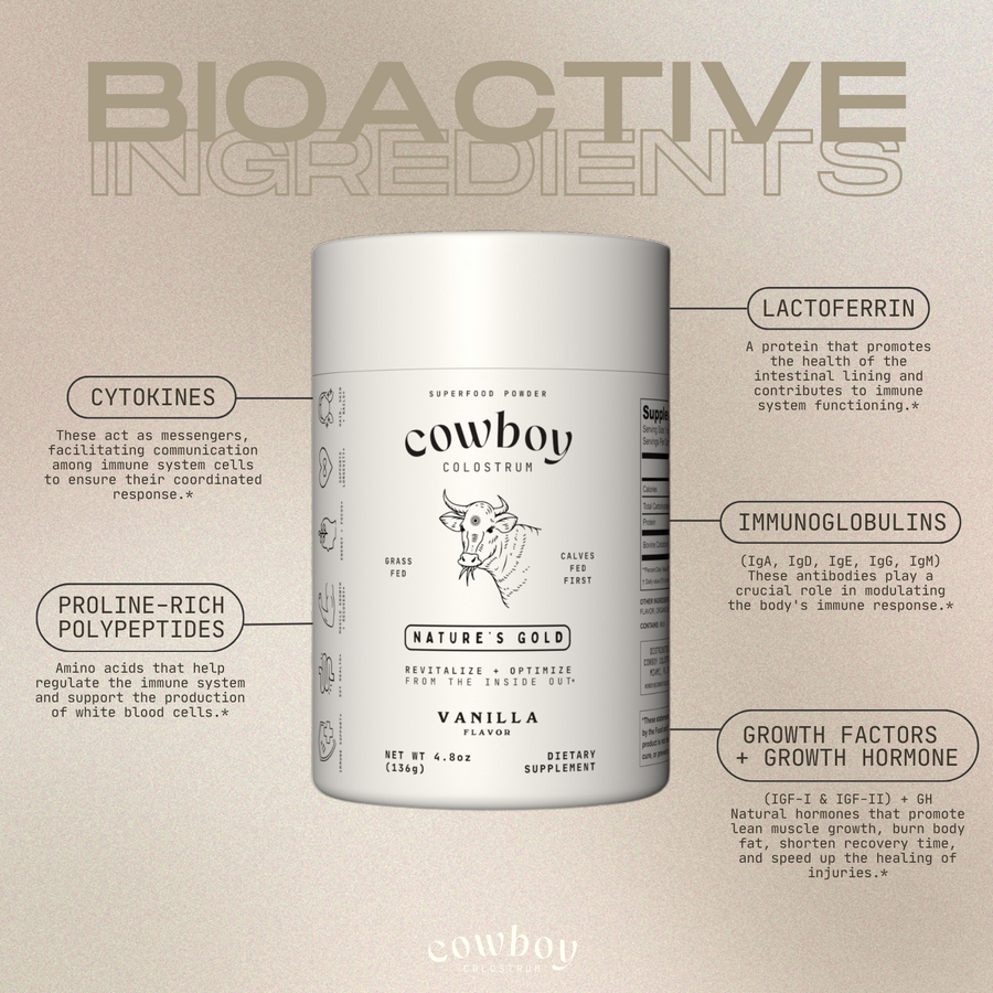 Cowboy Starter Kit: Vanilla – Cowboy Colostrum